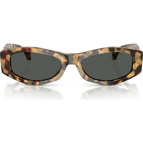 Versace 54mm Irregular Sunglasses - Dark Grey