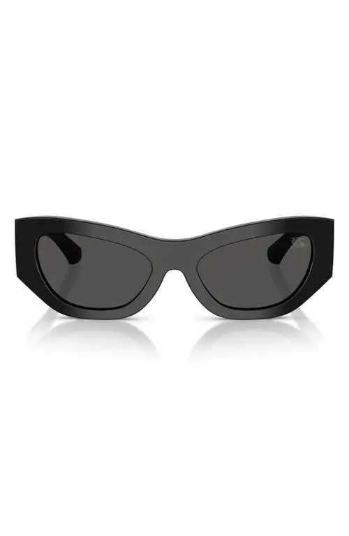 Burberry 54mm Cat Eye Sunglasses - Black