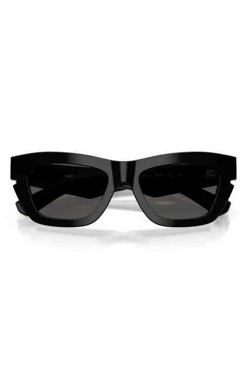 Burberry 52mm Irregular Sunglasses - Black