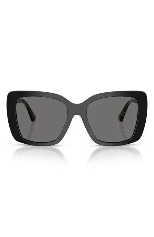 Burberry 54mm Square Sunglasses - Black