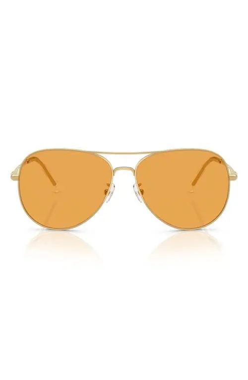 Tory Burch 58mm Pilot Sunglasses - Orange