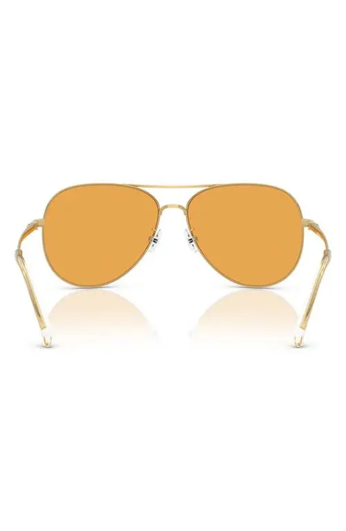 Tory Burch 58mm Pilot Sunglasses - Orange
