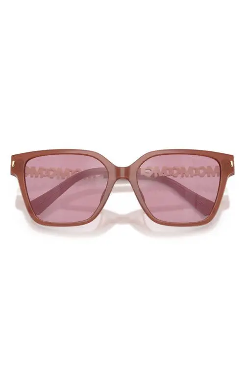 Michael Kors Piedmont 56mm Square Sunglasses - Primrose/rose Flash