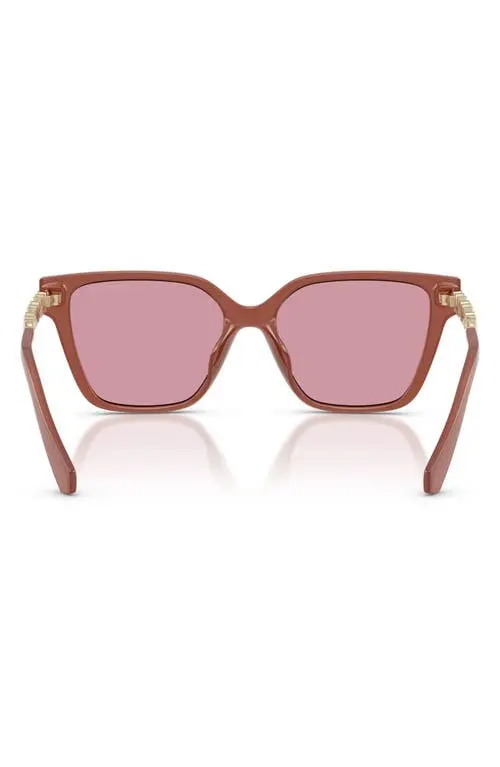 Michael Kors Piedmont 56mm Square Sunglasses - Primrose/rose Flash