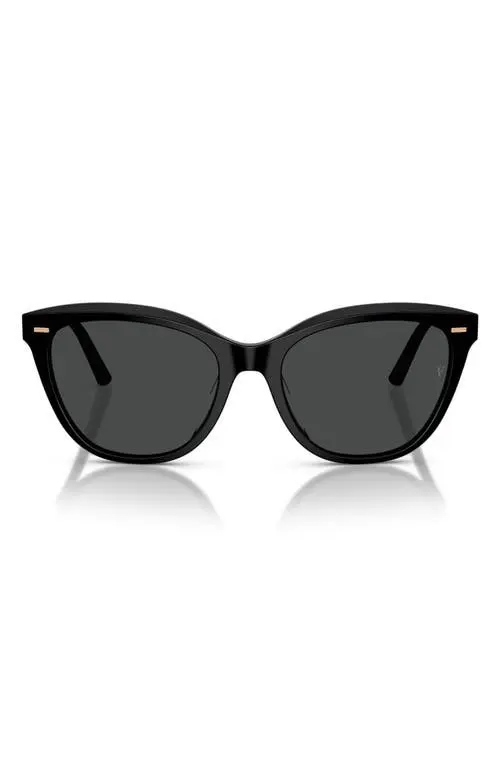 Oliver Spencer X Roger Federer Cat Eye Sunglasses - Black/dark Slate