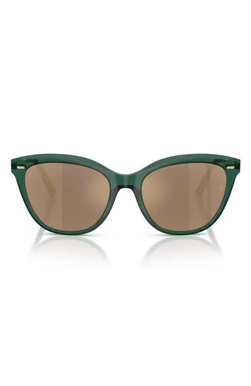 Oliver Spencer X Roger Federer Cat Eye Sunglasses - Translucent Dark Teal