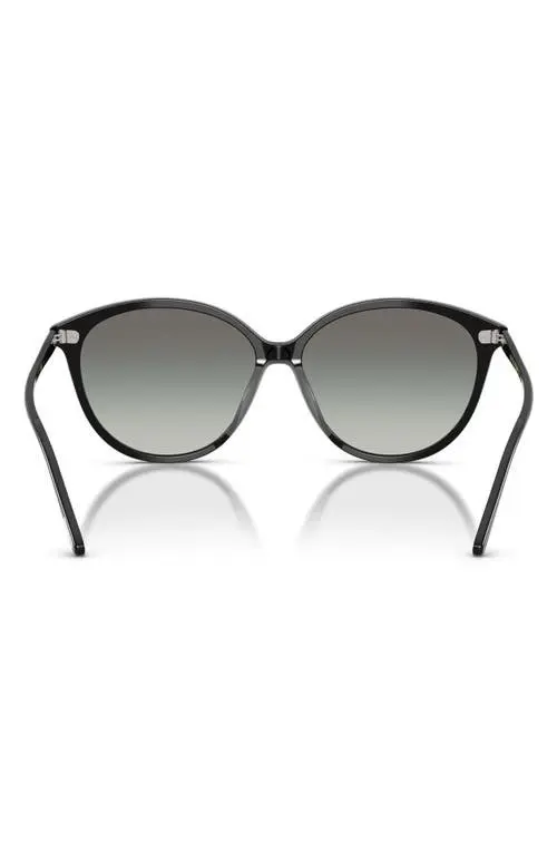 Oliver Spencer Soleau Butterfly Sunglasses - Black/grey Gradient