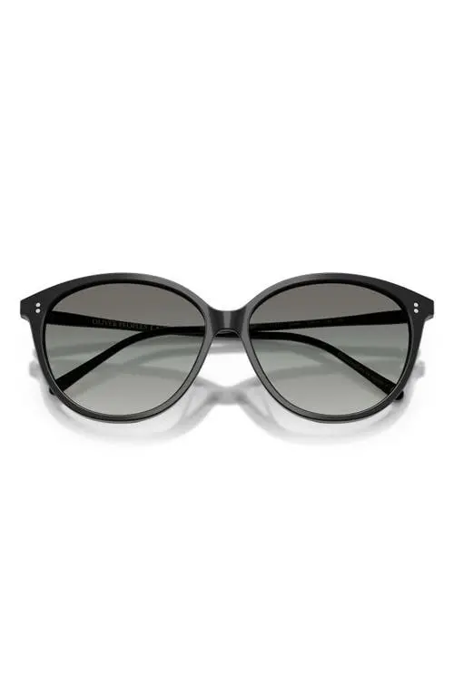 Oliver Spencer Soleau Butterfly Sunglasses - Black/grey Gradient