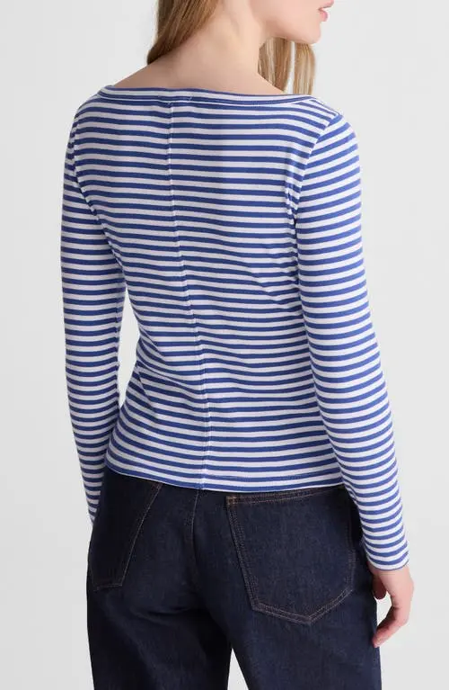 Madewell The '90s Stripe Cotton Boatneck T-shirt