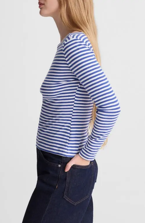 Madewell The '90s Stripe Cotton Boatneck T-shirt