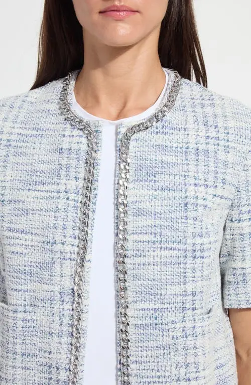 Lyssé Lily Short Sleeve Tweed Jacket
