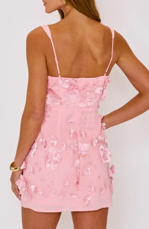 VICI Floral Appliqué Minidress