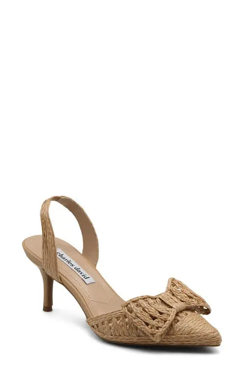 CHARLES DAVID Agora Slingback Pumps