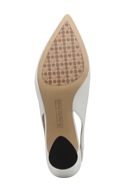CHARLES DAVID Astrid Slingback Pumps