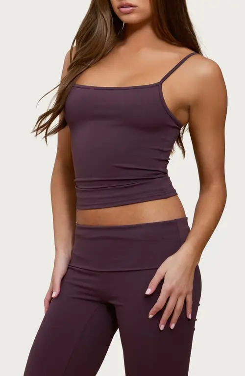 EDIKTED Crop Camisole - Plum