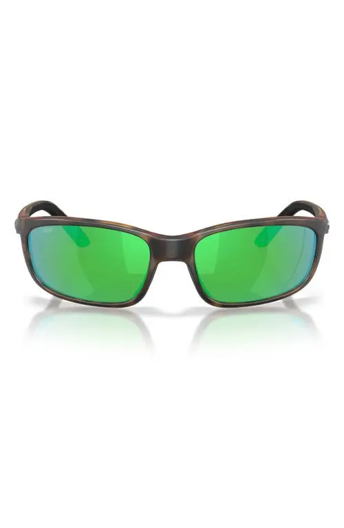 COSTA DEL MAR Brine Ii 59mm Polarized Sunglasses - Tortoise/green Mirror 580p