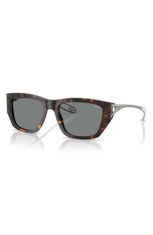 DIESEL® Square Sunglasses - Havana/dark Grey