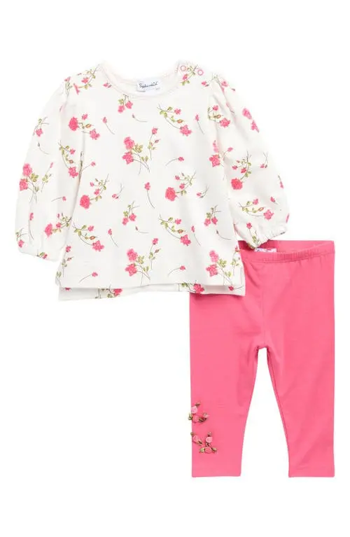 Splendid Camellia Rose Pullover & Leggings Set