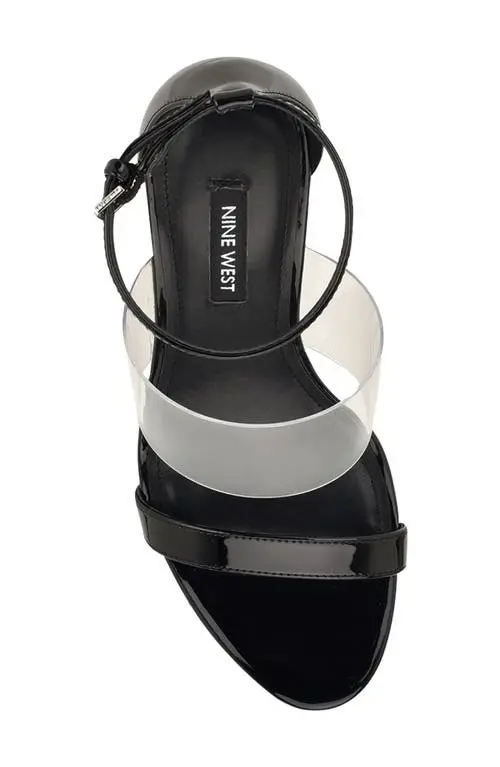 Nine West Vallie Ankle Strap Sandal - Black