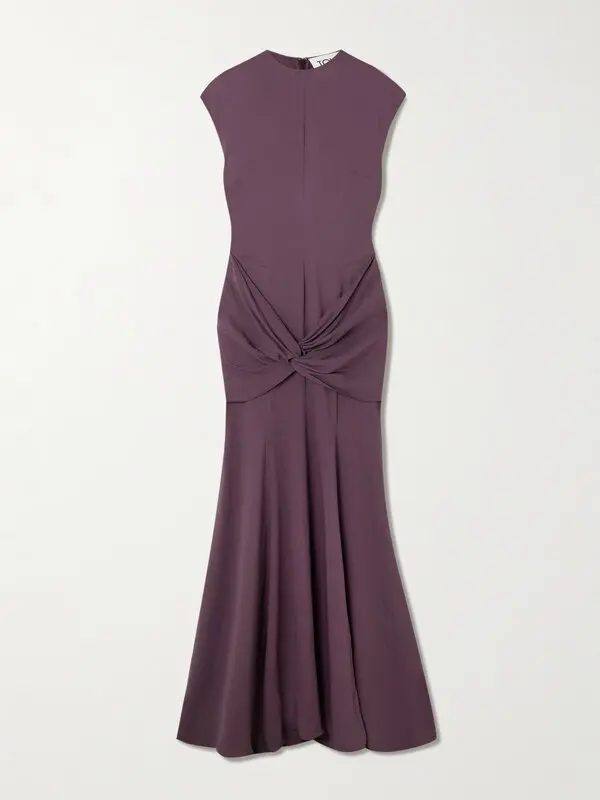 Tove Ames Knotted Draped Maxi Dress