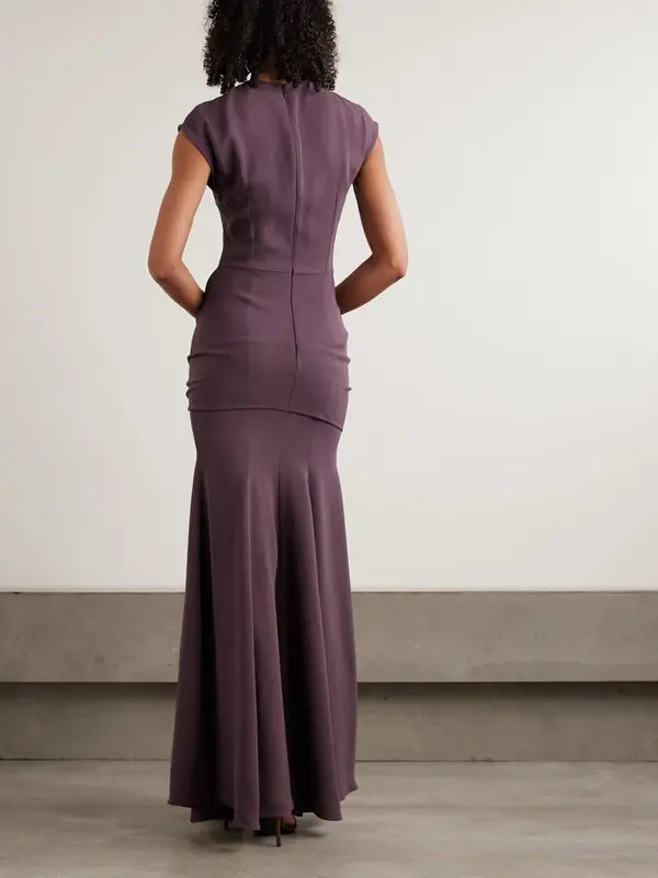 Tove Ames Knotted Draped Maxi Dress