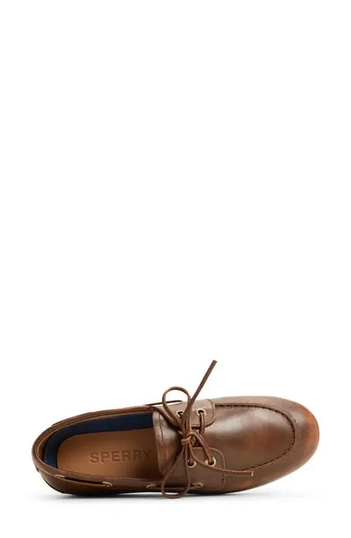 Sperry Slim Boat Shoe - Tan