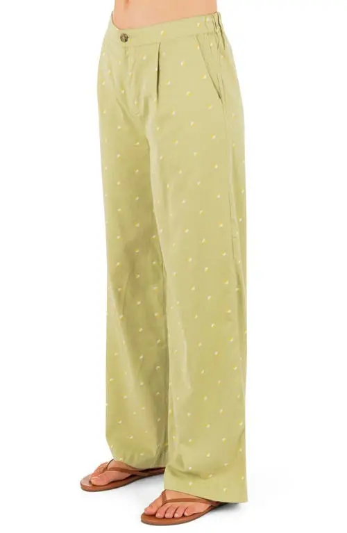 Hurley Wavy Dot Wide Leg Pants