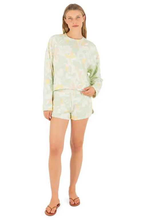 Hurley Safari Floral Print Shorts - Spray