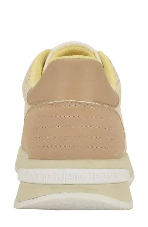 Calvin Klein Palimer Lace-up Sneakers - Light Natural