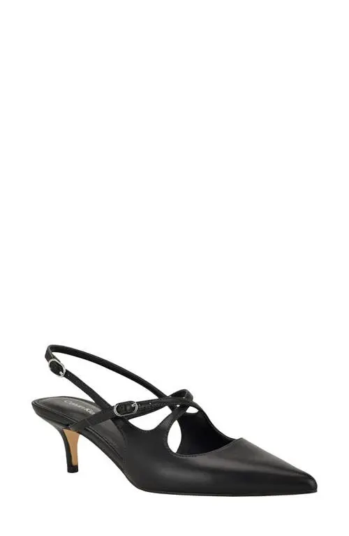 Calvin Klein Vierra 2 Slingback Pumps - Black
