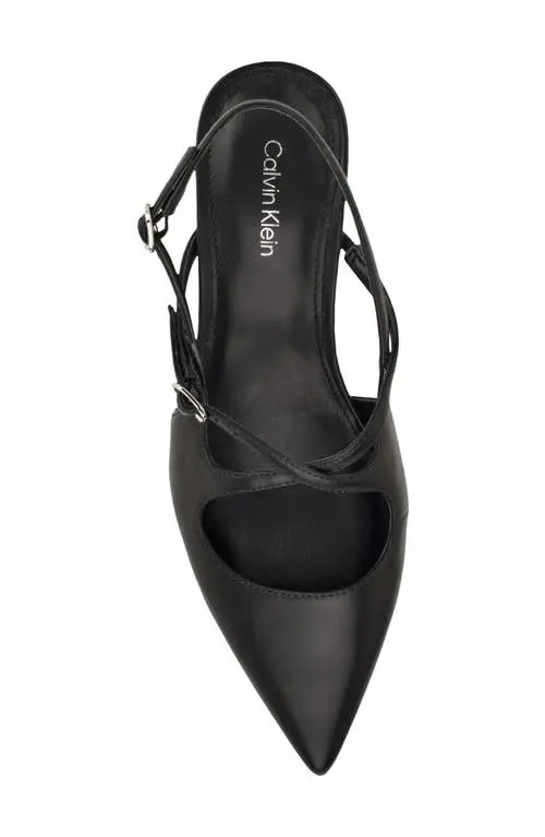 Calvin Klein Vierra 2 Slingback Pumps - Black
