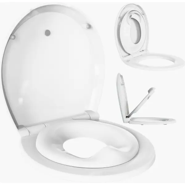 JOOL BABY 2-in-1 Toilet Seat With Built-in Splash Guard - Round
