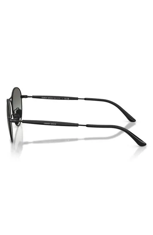 Armani Exchange 50mm Round Sunglasses
