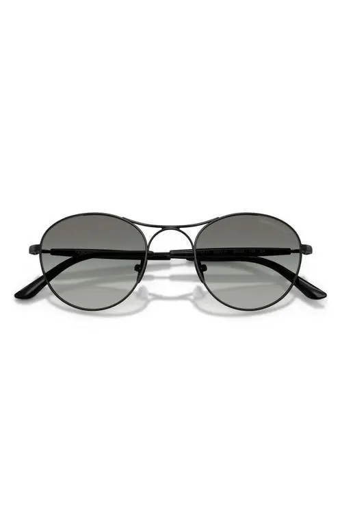 Armani Exchange 50mm Round Sunglasses
