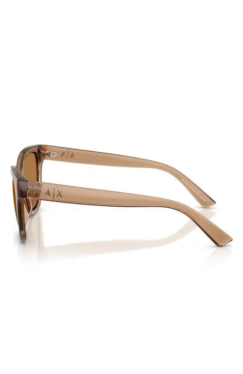 Armani Exchange 53mm Cat Eye Sunglasses
