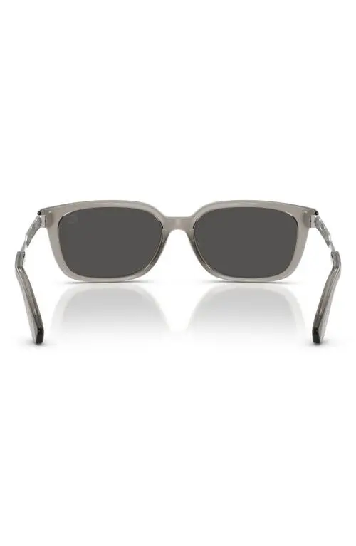 Burberry 54mm Rectangular Full Rim Sunglasses - Grey/dark Grey