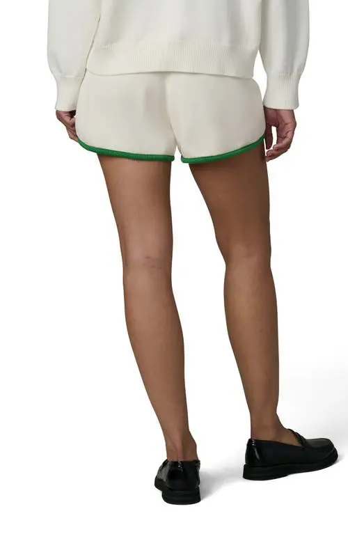 Joe's Jeans The Romie Sweater Shorts - Ecru/green