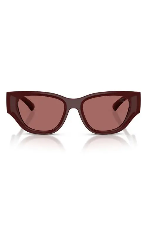 Burberry 52mm Cat Eye Sunglasses - Bordeaux/dark Violet