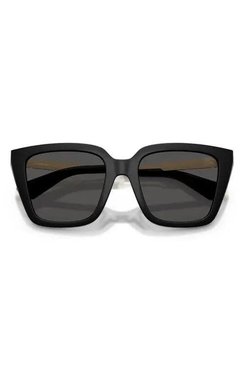 Burberry 52mm Square Sunglasses - Black/dark Grey