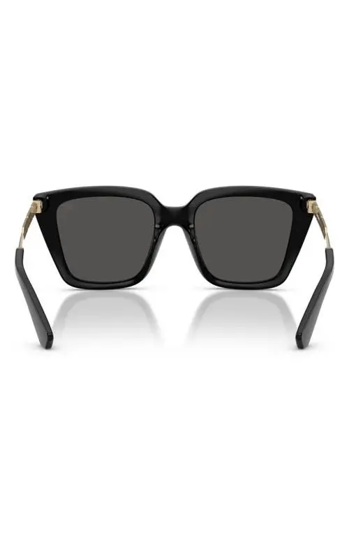 Burberry 52mm Square Sunglasses - Black/dark Grey