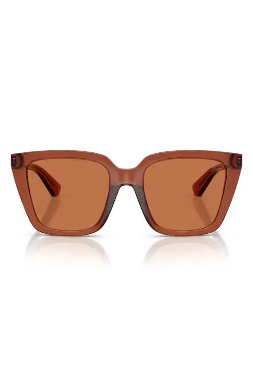 Burberry 52mm Square Sunglasses - Brown/brown
