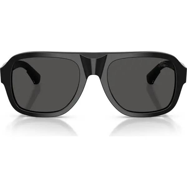 Burberry 55mm Pilot Sunglasses - Black/dark Grey