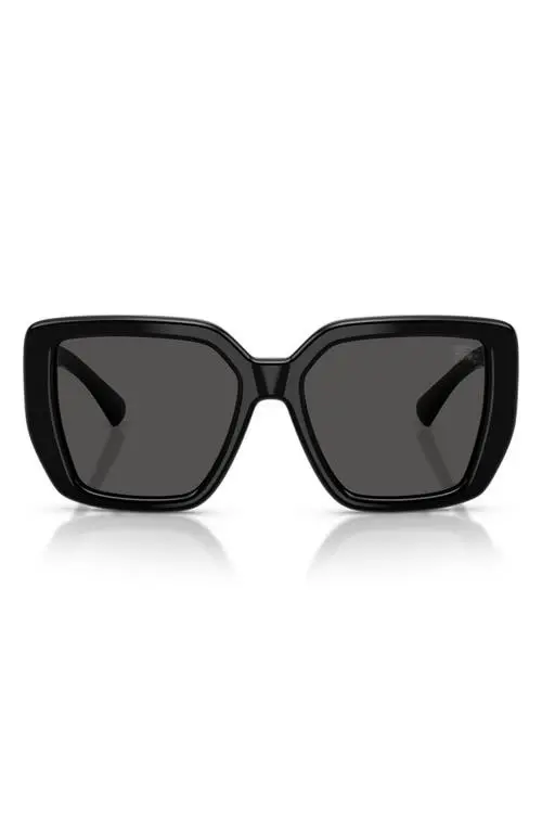Burberry 54mm Square Sunglasses - Black/dark Grey