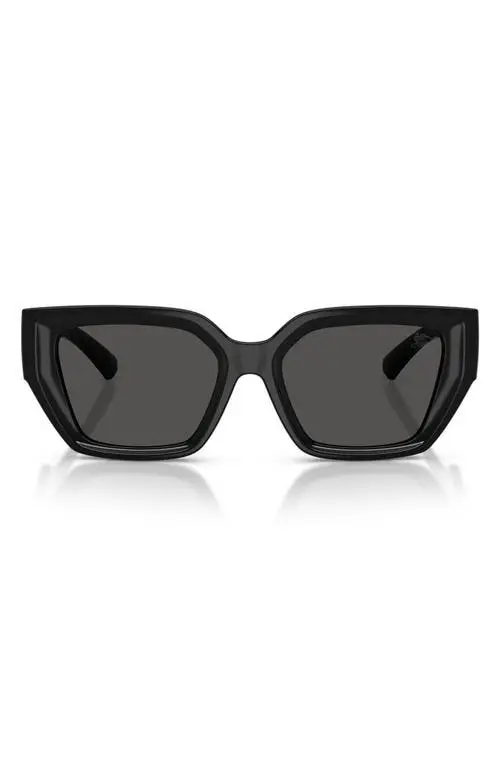 Burberry 53mm Square Sunglasses - Black/dark Gery