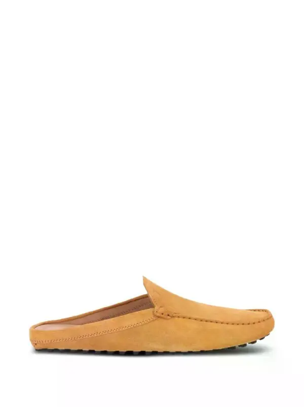 TOD'S Gommino Suede Mules - Yellow