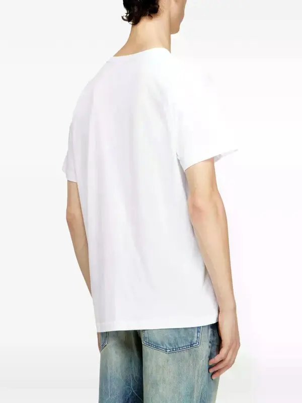 DIESEL® T-shirt With Frog And Logo Print