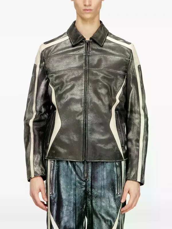 DIESEL® L-amar-enbi Leather Jacket