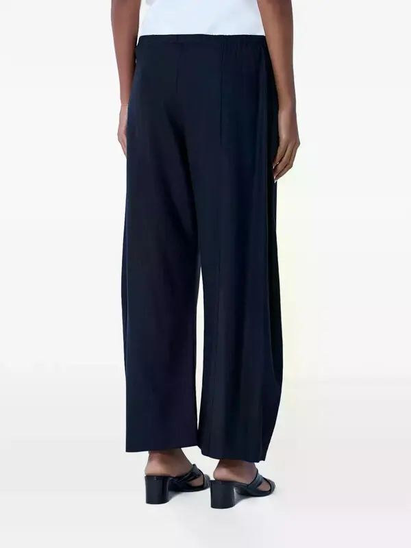 Khaite Elasticated Wide-leg Palazzo Pants