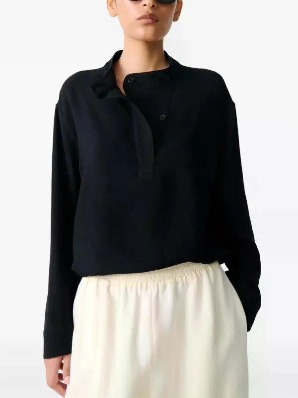 Studio Nicholson Dimas Collar Asymmetric Shirt