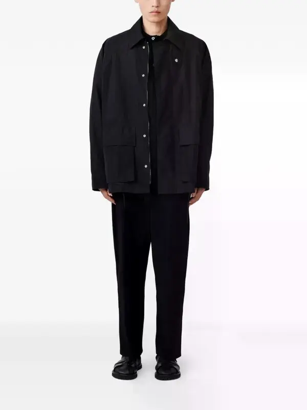 Studio Nicholson Crinkle Effect Pocket Jacket